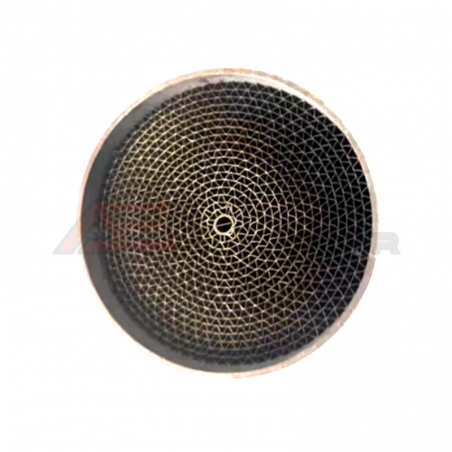 Mini catalyseur moto et scooter en inox universel Euro5 63mm